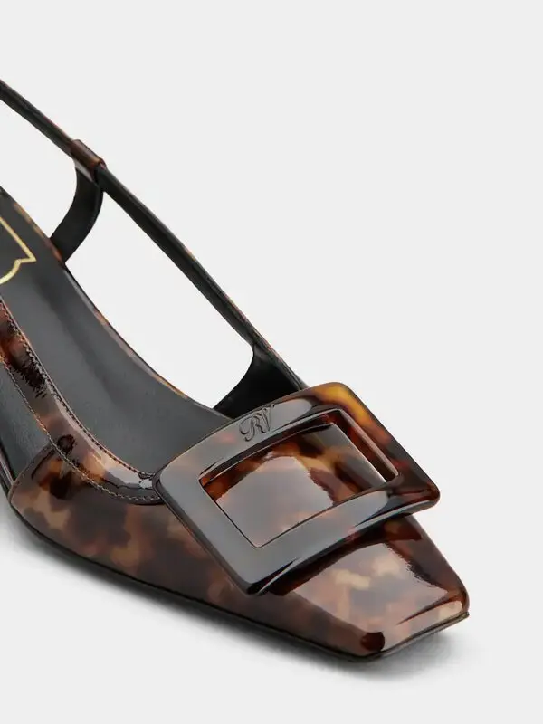 ROGER VIVIER Belle Slingback Heeled Pumps - Black