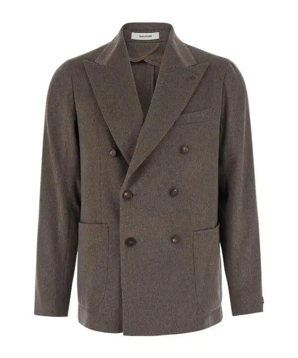 Tagliatore Double-breasted Blazer - Brown