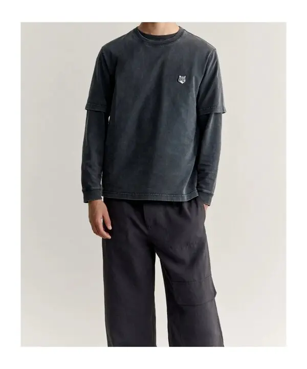 Maison Kitsuné Fox Head Faded Comfort Tee-shirt