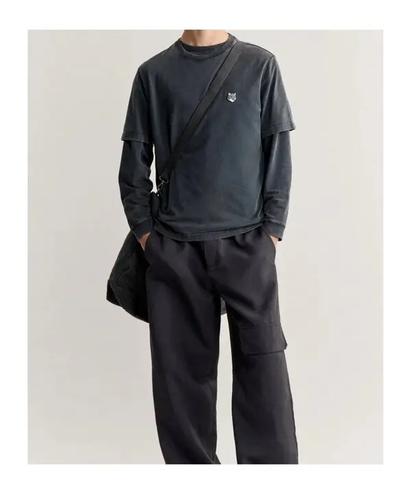 Maison Kitsuné Fox Head Faded Comfort Tee-shirt