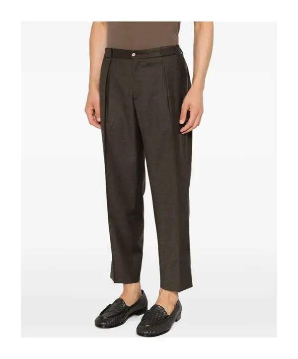 BRIGLIA 1949 Button-detail Casual Trousers