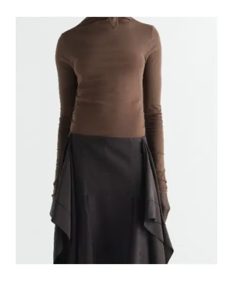LEMAIRE Ballerina Scarf Top In Mesh Jersey