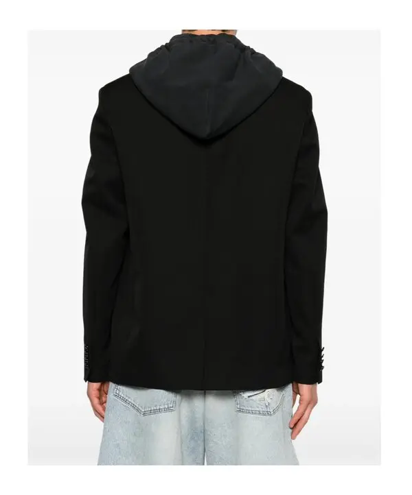 Balenciaga Long-sleeve Hooded Jacket