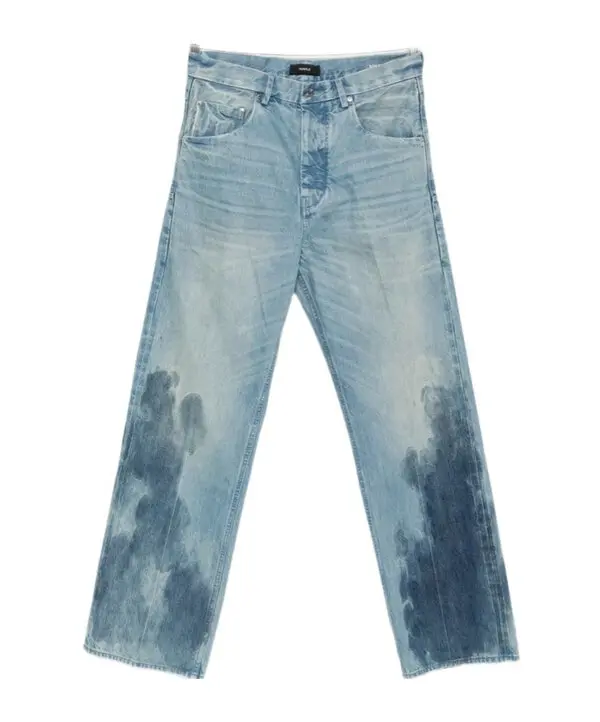 PURPLE BRAND Faded Wide-leg Denim Jeans