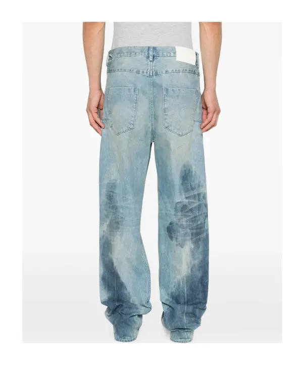 PURPLE BRAND Faded Wide-leg Denim Jeans