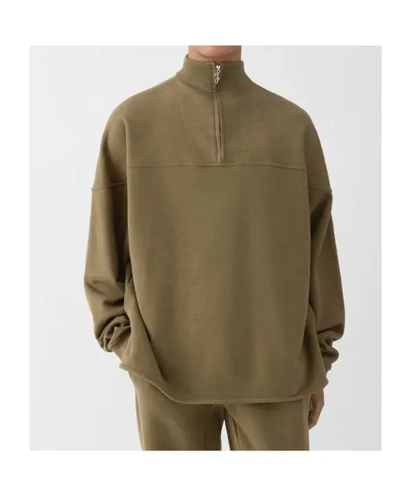 Jacquemus Le Rond Carré Zip High-neck Sweatshirt