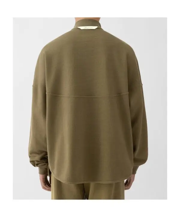 Jacquemus Le Rond Carré Zip High-neck Sweatshirt
