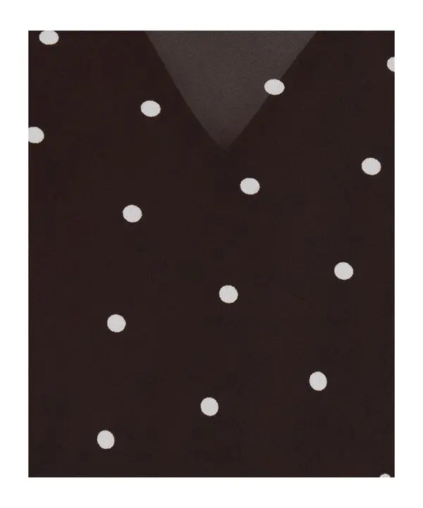 SEMICOUTURE Long Polka-dot Dress