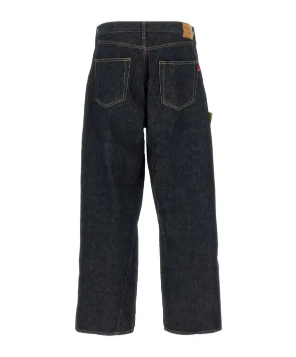 Undercover Belt-loop Jeans With Logo Patch