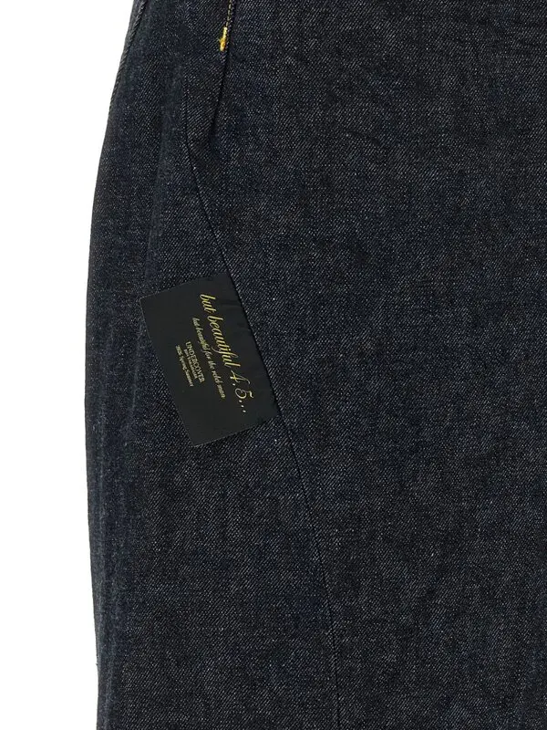 Undercover Belt-loop Jeans With Logo Patch
