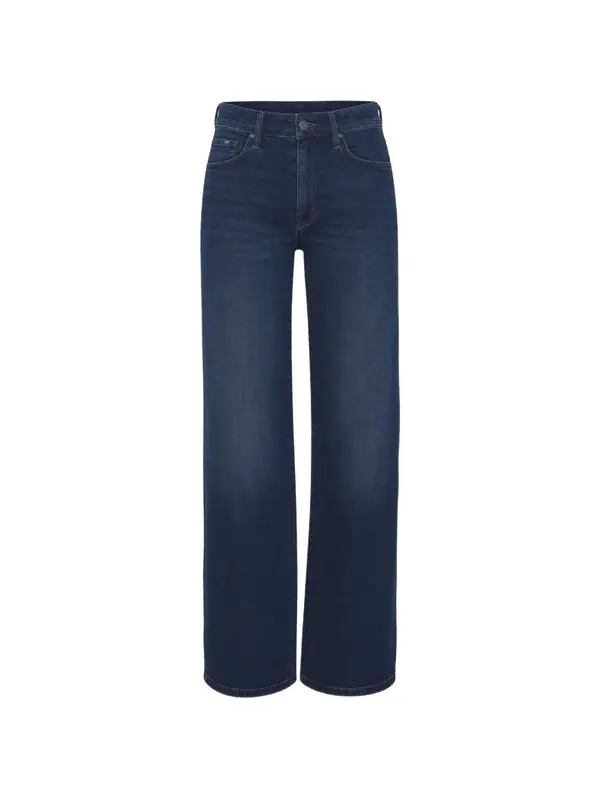 MOTHER High-rise Straight-leg Jeans