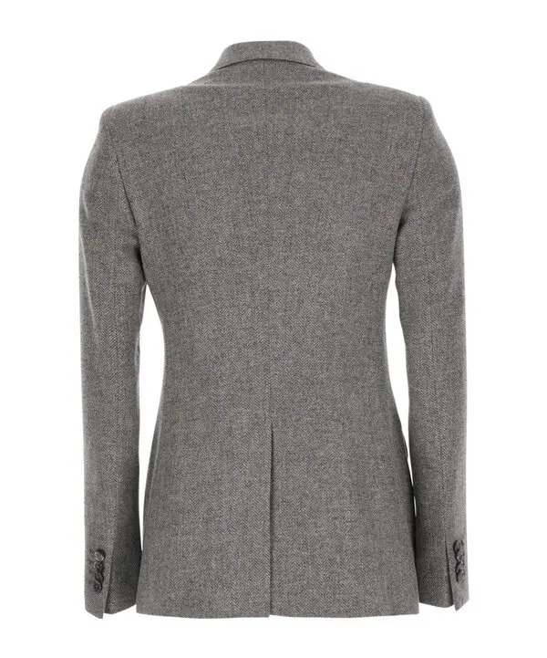 Tagliatore Double-breasted Wool Blazer With Peak Lapels