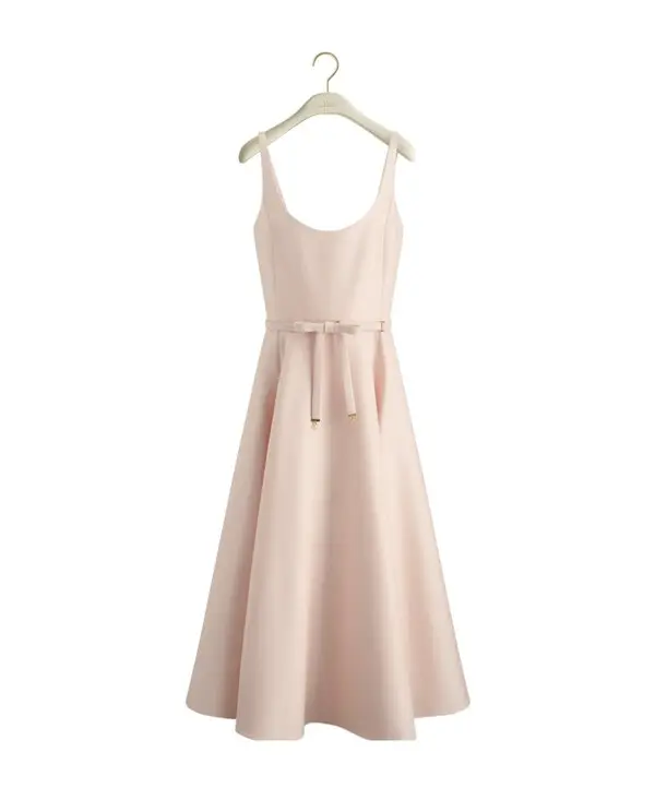 Dior Mid-length Belted Dress - Pink