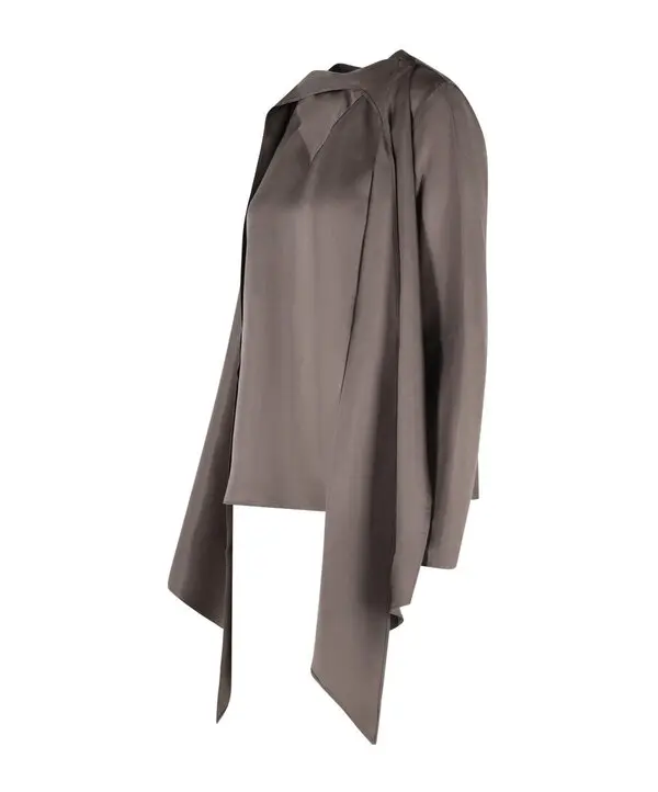 Loulou De Saison Gala Silk-twill Blouse