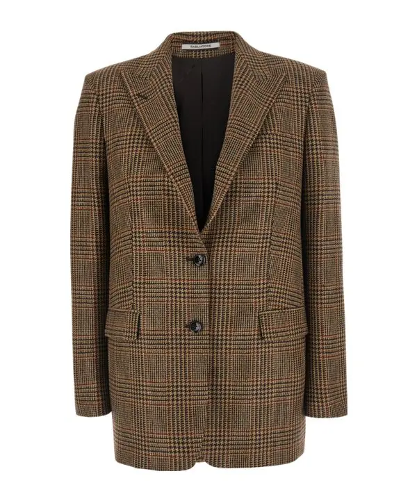 Tagliatore Single-breasted Houndstooth Blazer