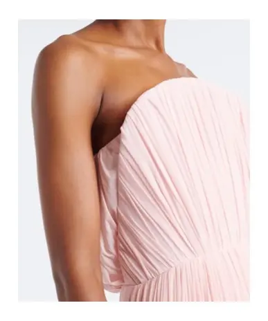 Magda Butrym Pleated Bustier Cocktail Dress