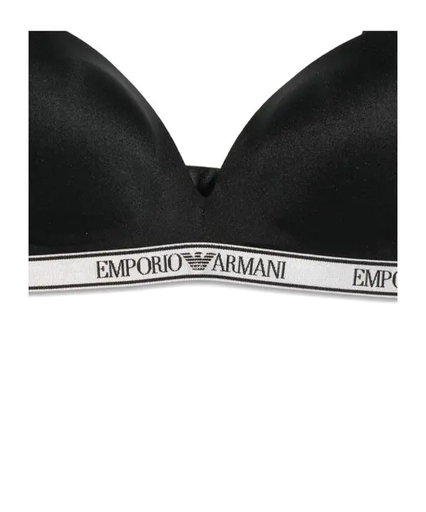 Emporio Armani Logo-tape Triangle Bra