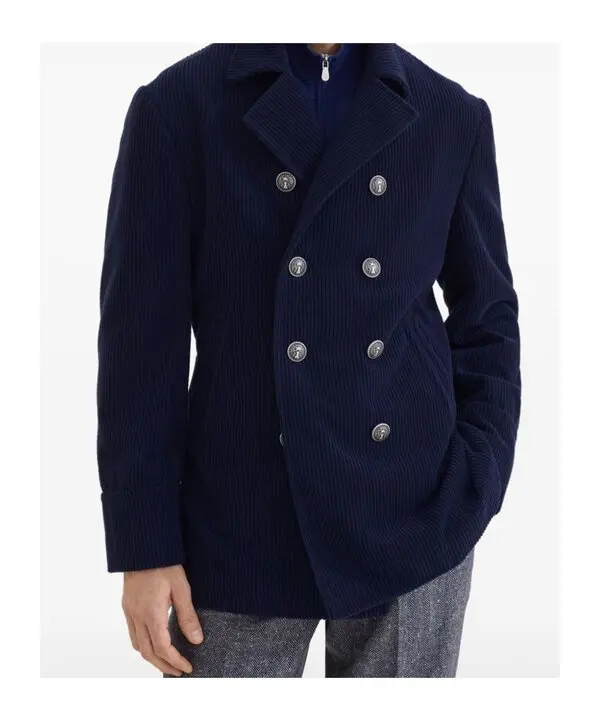 Brunello Cucinelli Corduroy Double-breasted Jacket
