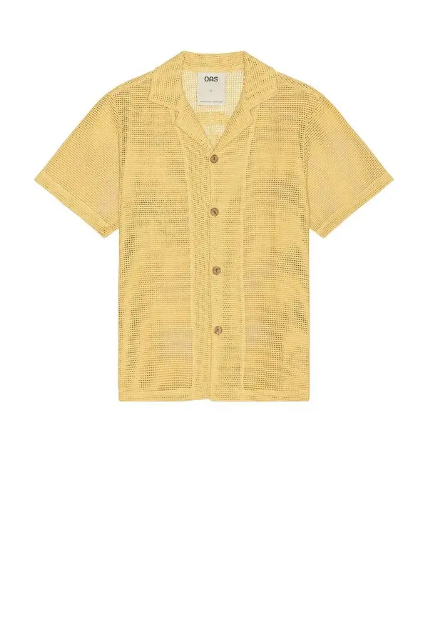 Oas Terra Cuba Shirt In Yellow