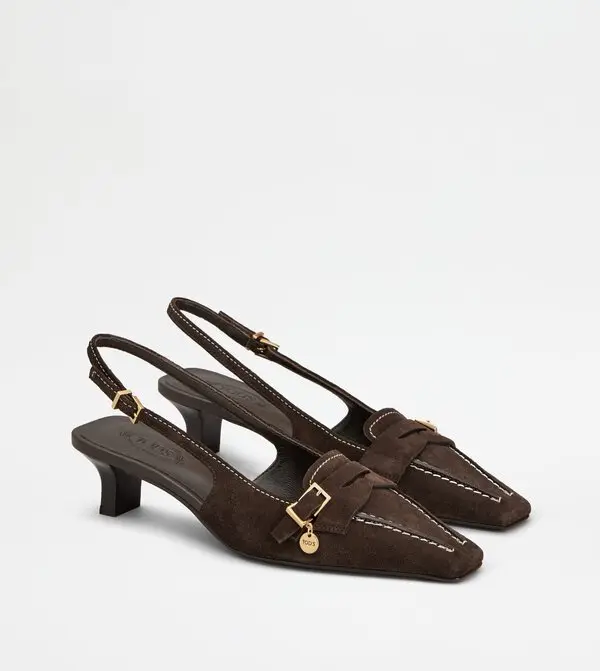 TOD'S Slingback Pumps In Suede