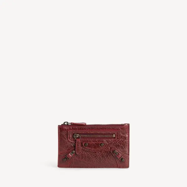 Balenciaga Le City Long Coin And Card Holder - Red