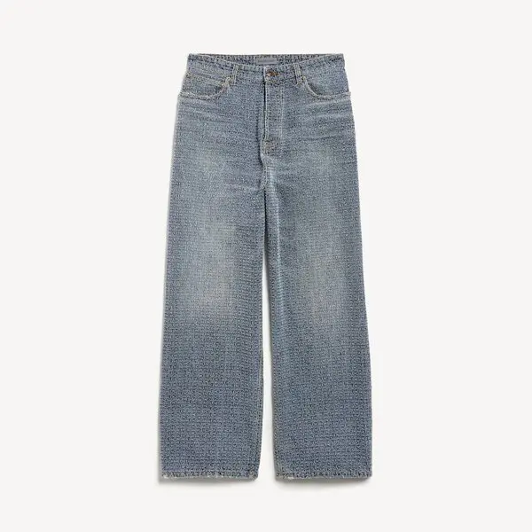 Balenciaga Denim Stitch Baggy Jeans