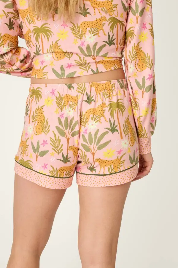 PJ Salvage In The Jungle Leopard Safari Shorts