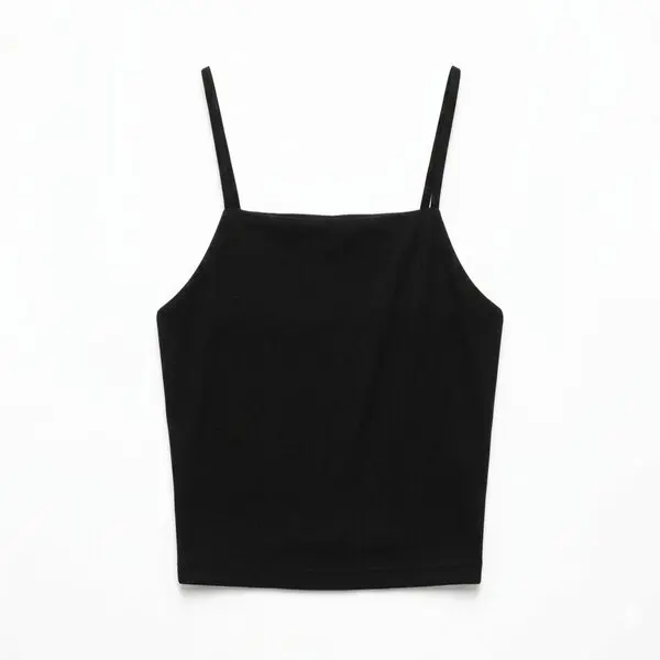 ASHITA FERNANDES Elle Crop Top - Black