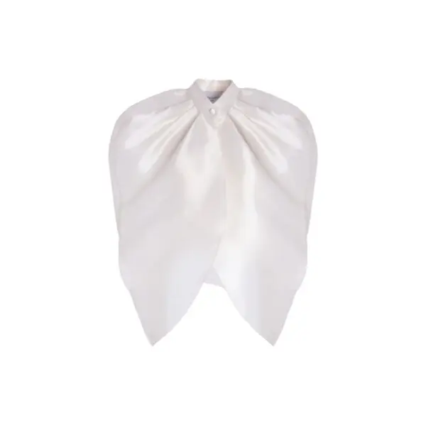CONCEPTO Organza Cape With Structured Shoulders