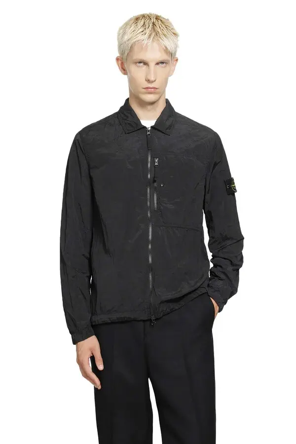 Stone Island Nylon Metal Zip-up Shirt Jacket