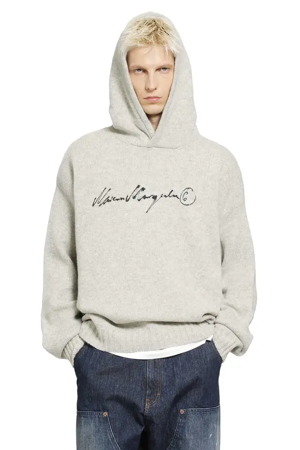 MAISON MARGIELA Hooded Knit Sweater