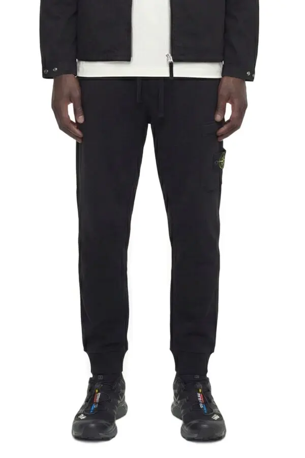 Stone Island 620001 Cotton Fleece Cargo Joggers
