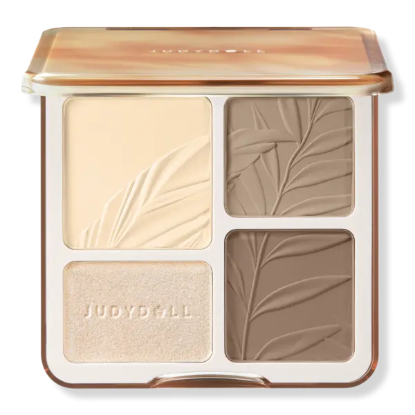 JUDYDOLL 2 In 1 Highlighter Contour Palette - 02 Tree Shadow Palette