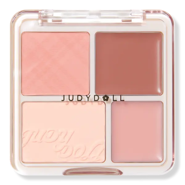 JUDYDOLL 2 In 1 Blush Highlight Palette - 04 Sunbath