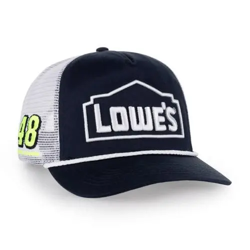 '47 Jimmie Johnson Nascar Legendary Triple Hit Rope Hitch Adjustable Hat - Navy