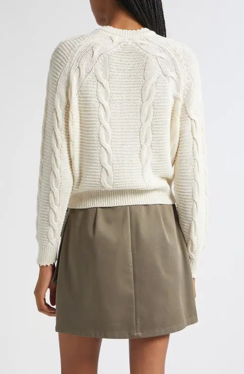 L'Agence Darcy Cable Knit Cardigan