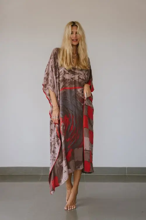 SUN CHILD Long Caftan Ronna