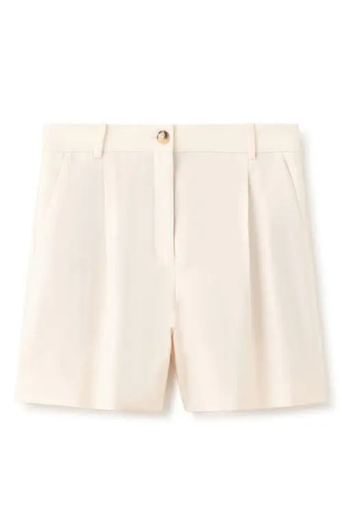 Mango High Waist Bermuda Shorts