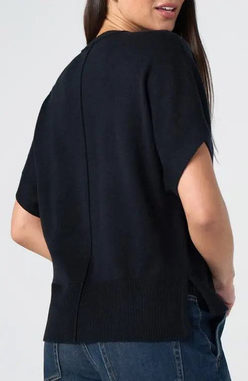 LIVERPOOL V-neck Dolman Pullover - Black