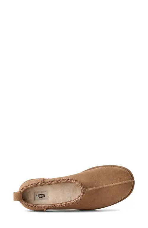 UGG Tasman Deconstructed Genuine Shearling Lined Slipper - Chestnut