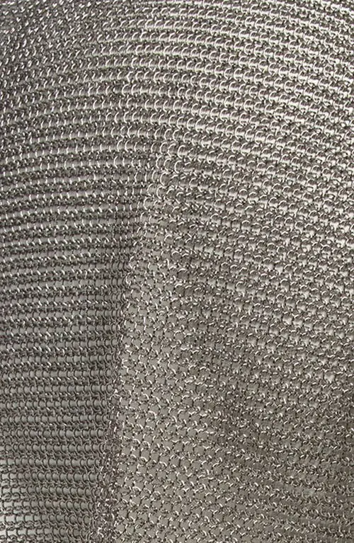 Tasha Metallic Head Scarf - Silver