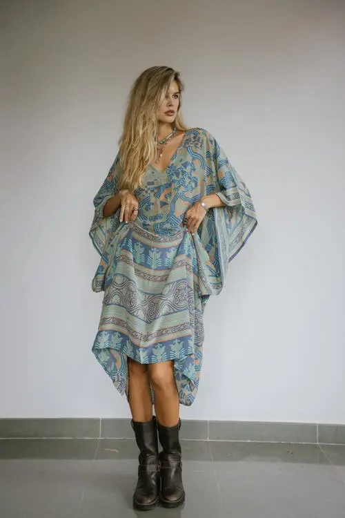 SUN CHILD Long Caftan Marley