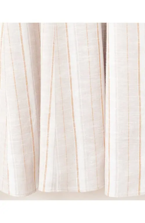 Mango Striped Linen Blend Dress