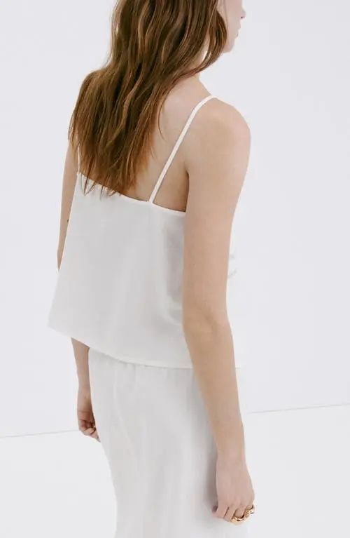 Mango Floral Embroidered Tank Top