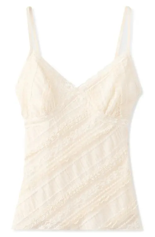 Mango V-neck Lace Top