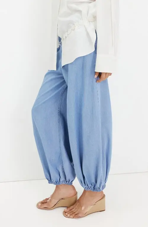 Mango High Waist Baggy Jeans