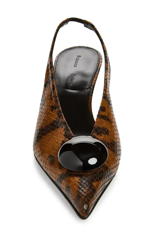 Proenza Schouler Dome Slash Slingback Pump