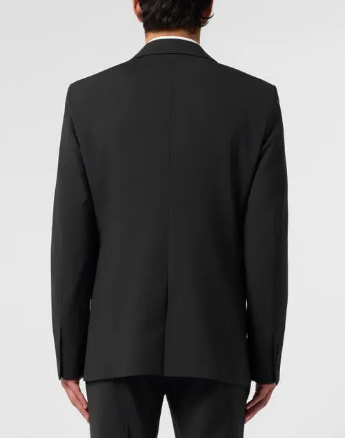 Philipp Plein Regular Fit Blazer Rever 2 Bottoni