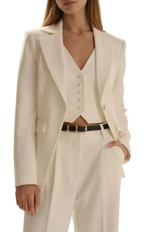 FAVORITE DAUGHTER The Classic Blazer - Pearl