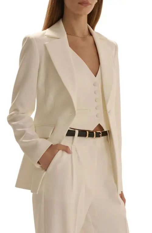 FAVORITE DAUGHTER The Classic Blazer - Pearl